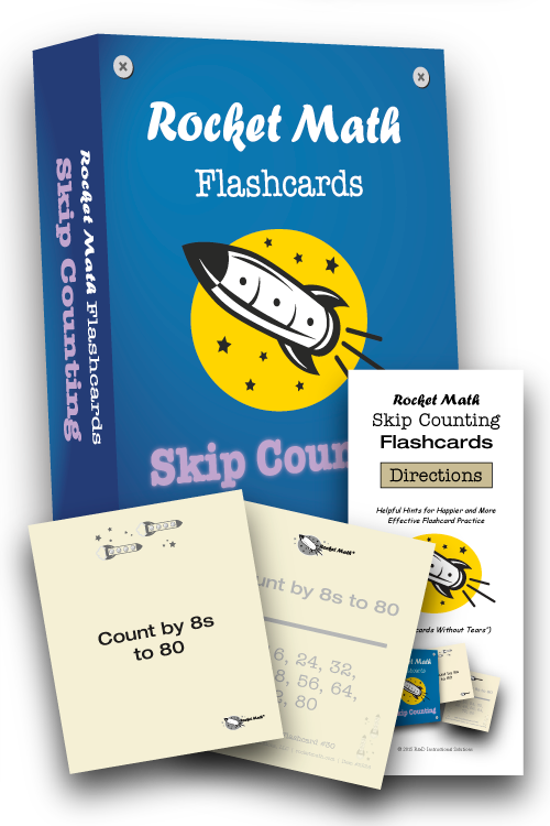 Skip Counting-Flashcards #2226 - Rocket Math