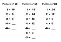 Foolproof method for finding factors