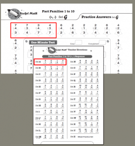 Add-Subtract Fact Families to 10 Learning Track - Rocket Math