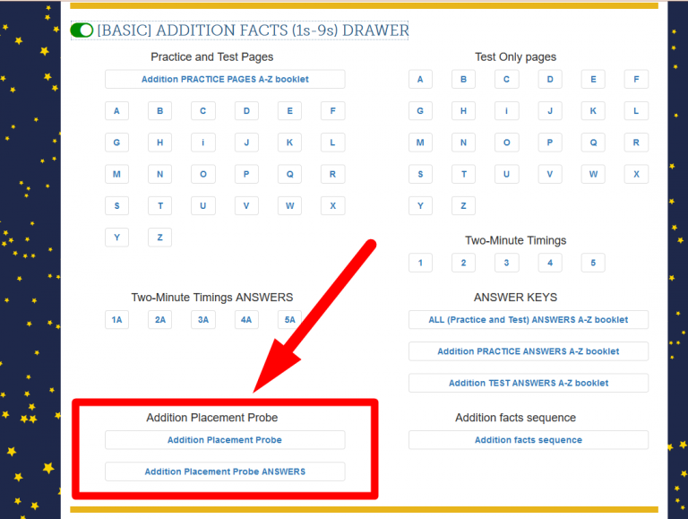 C—Just what do I have to print out? - Rocket Math