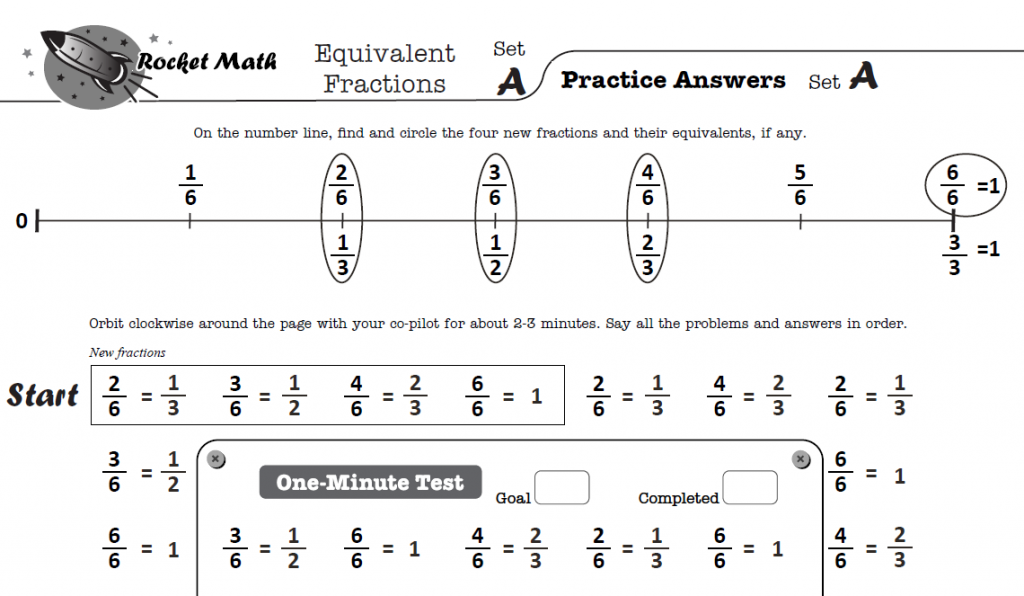 4th Grade Math Worksheets - Rocket Math