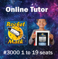 Online Tutor #3000 1 to 19 seats - Rocket Math