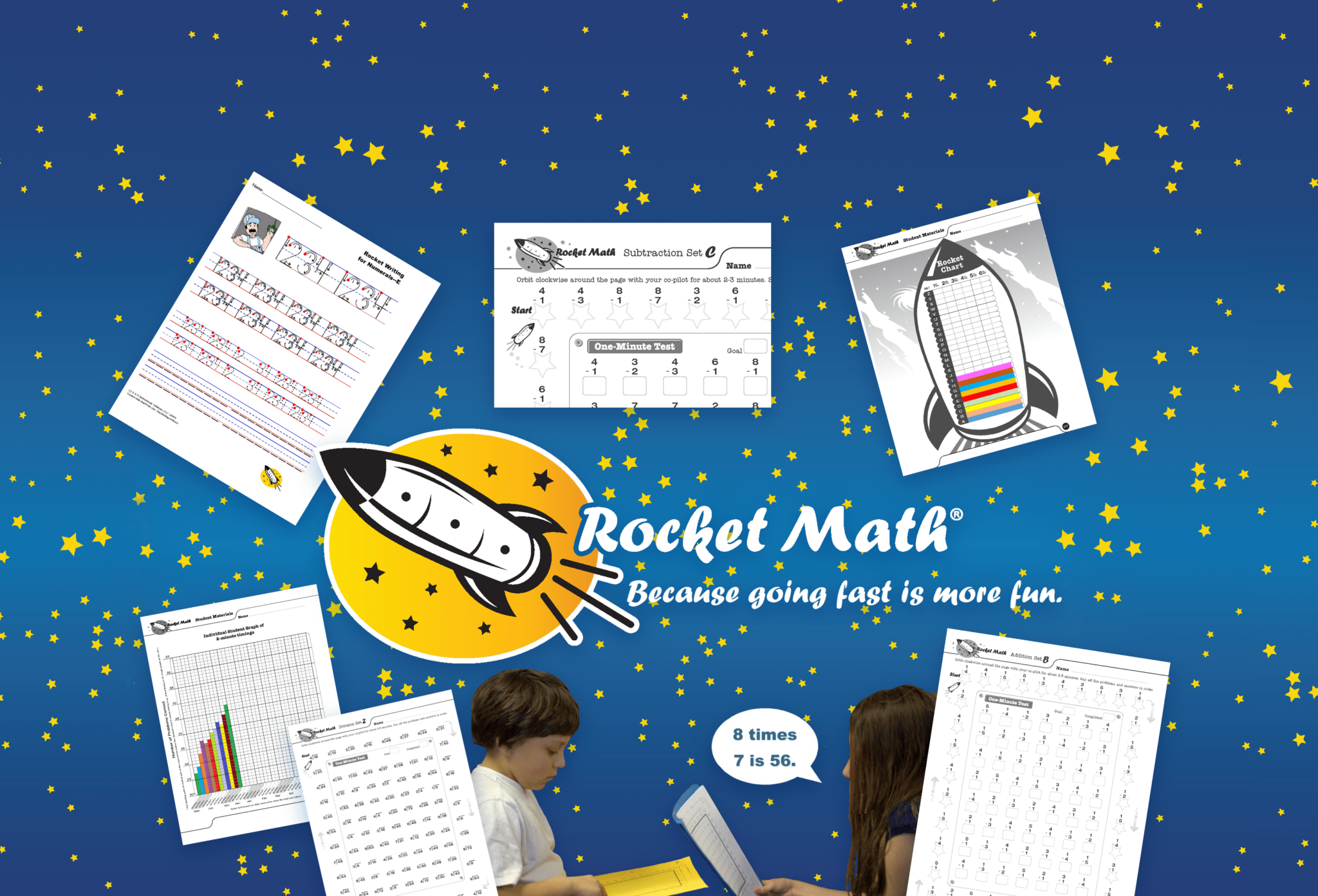 Individual Worksheet #2001 - Rocket Math