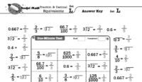 Fraction & Decimal Equivalents Learning Track - Rocket Math
