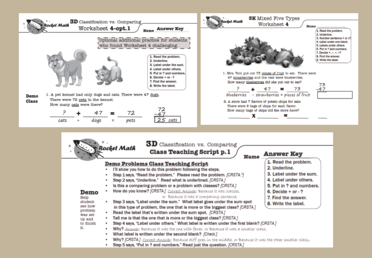Rocket Math Word Problems-Level 3* - Rocket Math